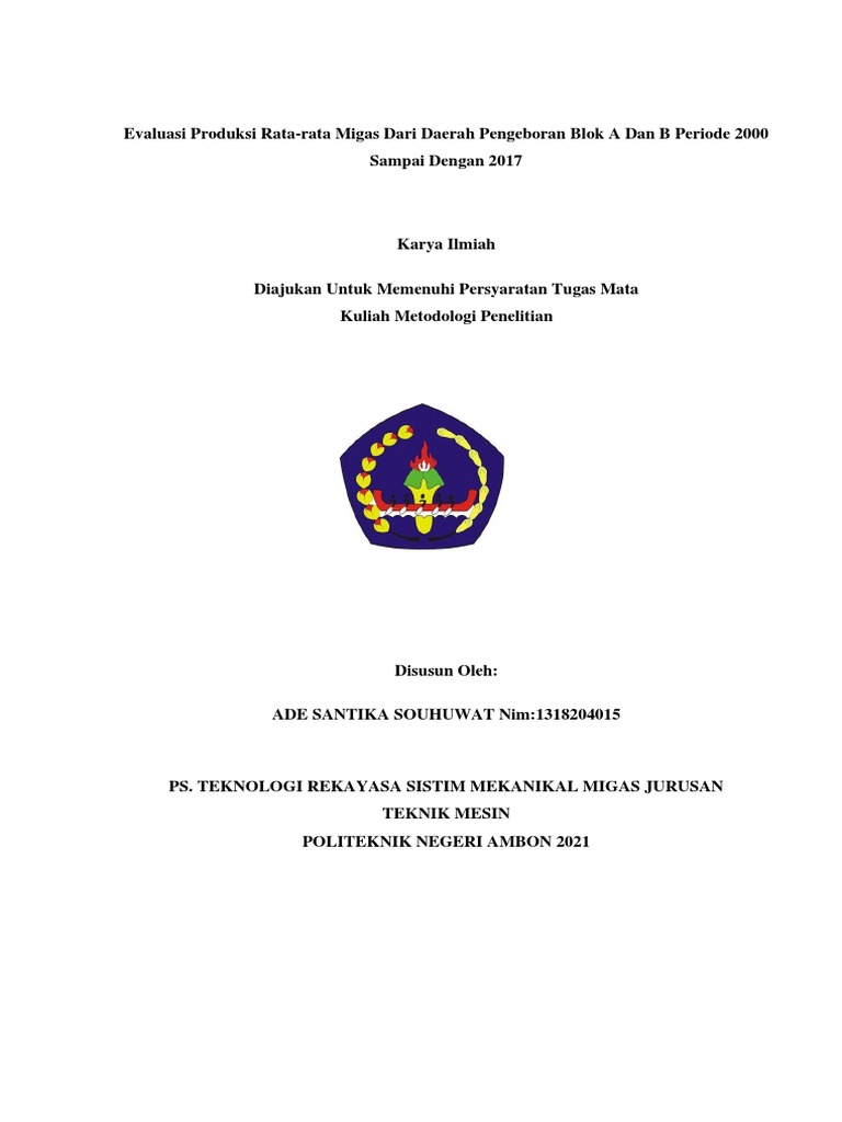 Karya Ilmiah Astik-Dikonversi | PDF