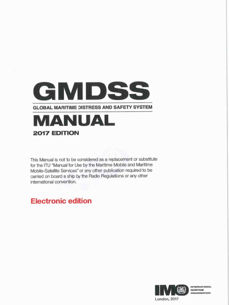 Gmdss Manual | PDF