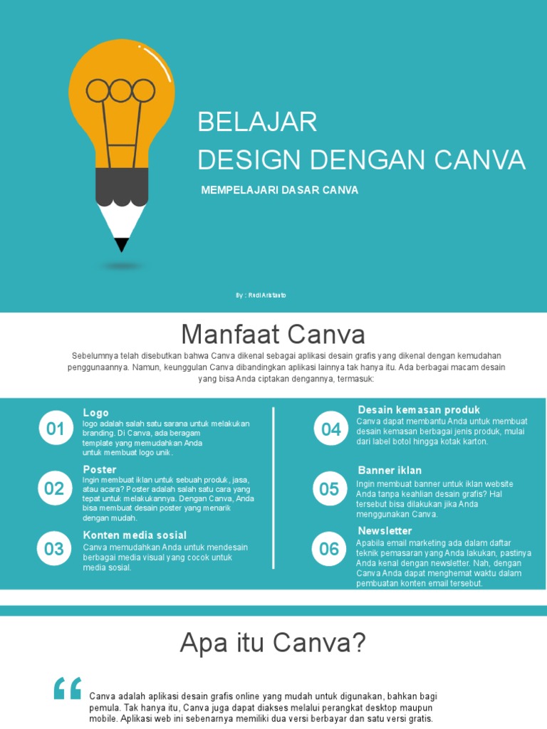 Belajar Design Dengan Canva Pdf