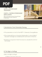 NSTP - CWTS Vision, Mission & Core Values | PDF | Social Science