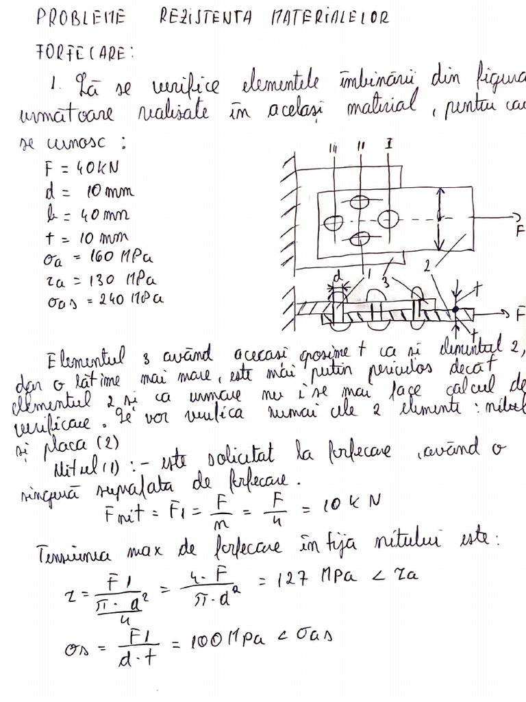 Ionel Ciprian Rezistenta Materialelor | PDF