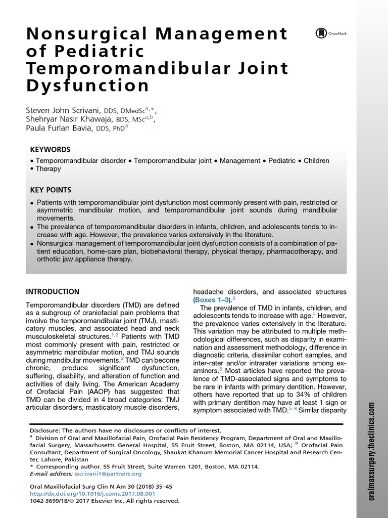 Nonsurgical Management | PDF | Nonsteroidal Anti Inflammatory Drug ...