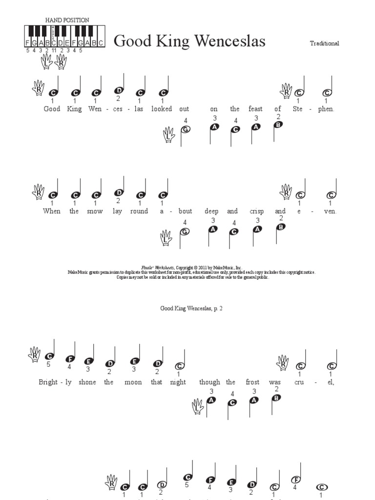 Good King Wenceslas: G G G J G G K K | PDF | Law | Copyright Law