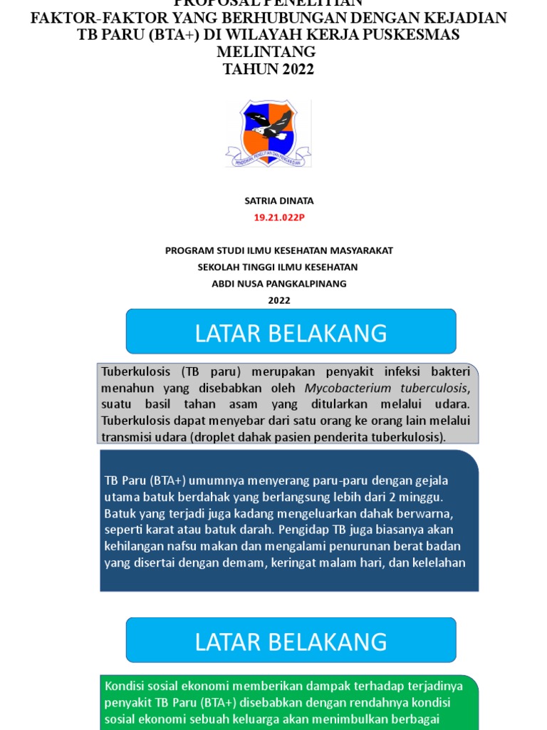 PROPOSAL PENELITIAN - Satria | PDF