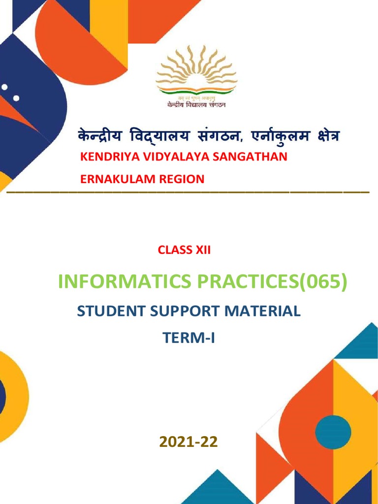 Class XII IP Student Supporting Material-Final | PDF | Array Data Type ...