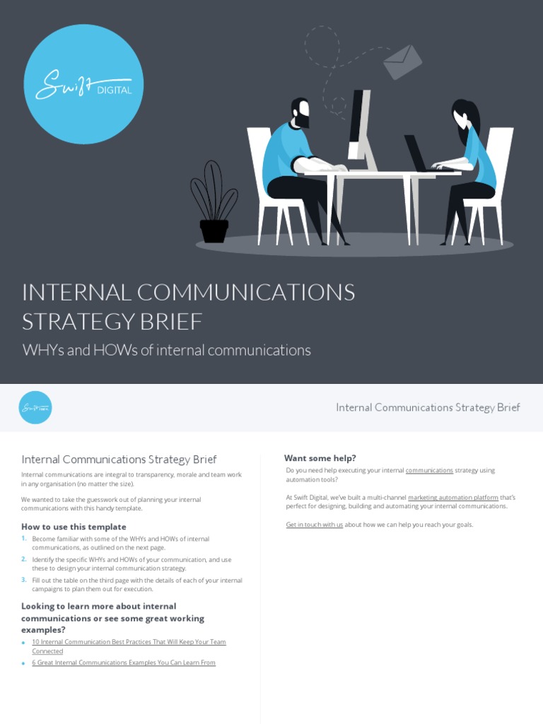 Internal Communications Strategy Brief | PDF | Target Audience ...