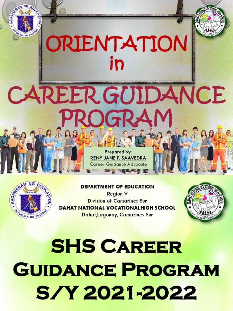 Dnvhs Shs CGP Orientation | PDF | School Counselor | Educational Assessment