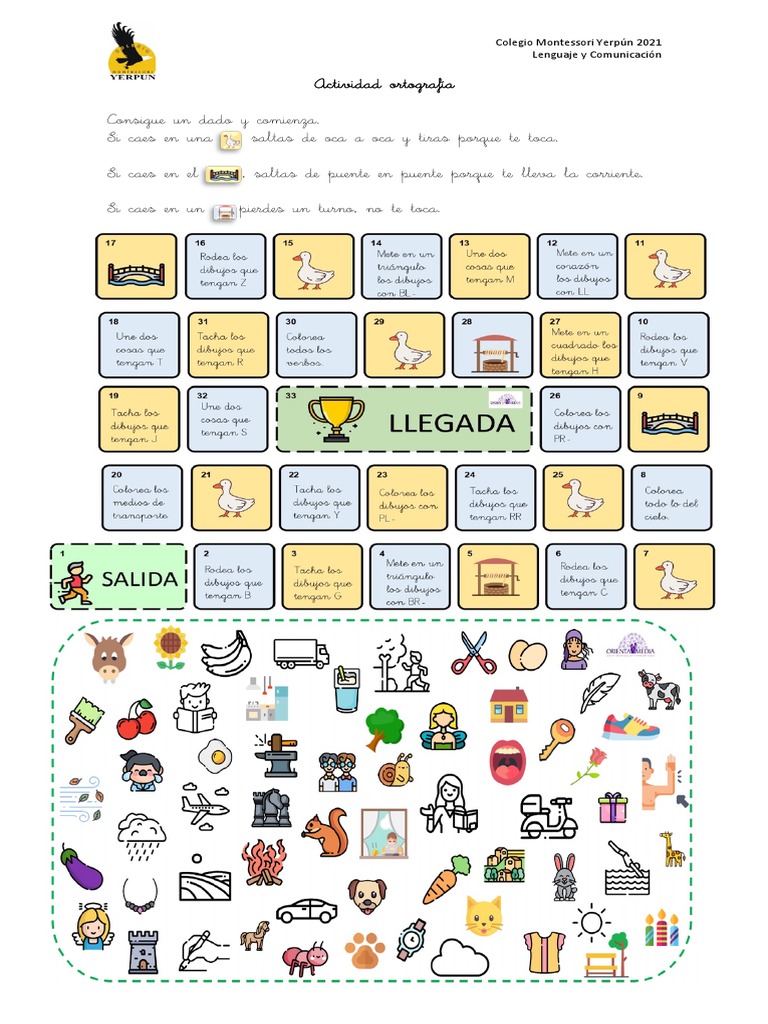 Juego Ortografía | PDF