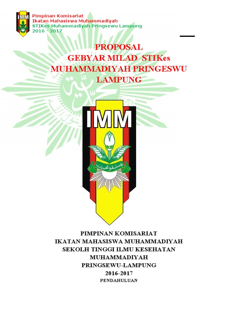 Proposal Gebyar Stikes Fix | PDF | Ilmu Sosial | Pengembangan Diri