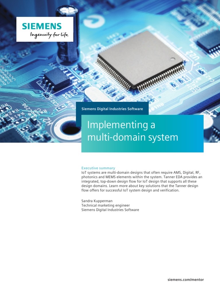 Implementing A Multi-Domain System: Siemens Digital Industries Software ...