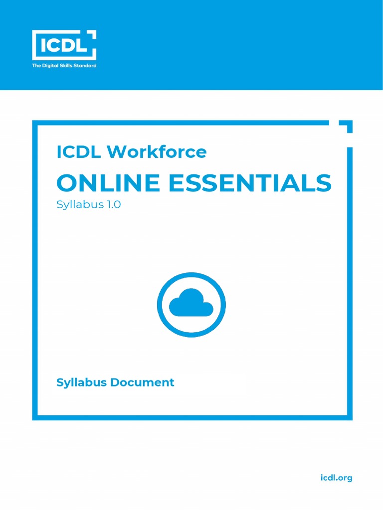 Online Essentials Syllabus | PDF | World Wide Web | Internet & Web