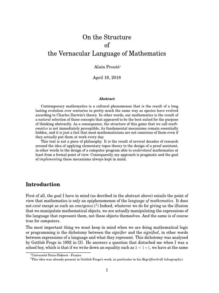 The Hidden Structure of Mathematics: Uncovering the Role of Types and ...