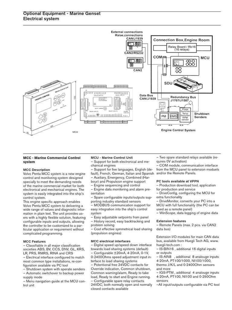 Marine Control Unit (Mcu) | PDF | Microcontroller | Personal Computers