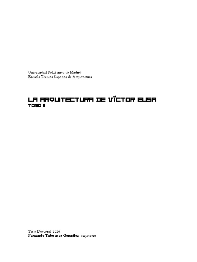 Fernando Tabuenca Gonzalez Anexo 01 | Descargar gratis PDF | Elementos ...