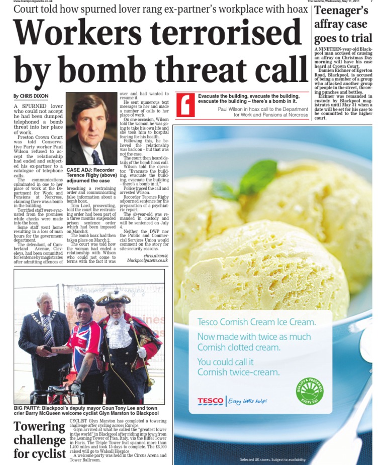 Glyn Marston, Town Crier - Barry McQueen and Dept. Mayor - Tony Lee ...