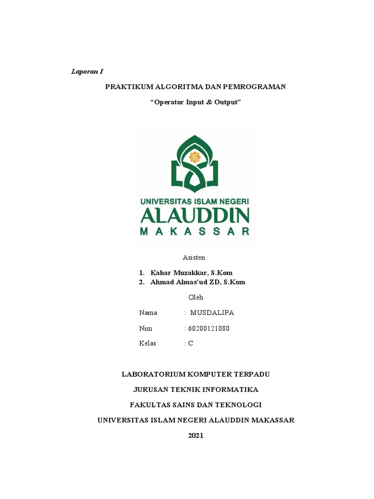 Laporan Praktikum Informatika | PDF