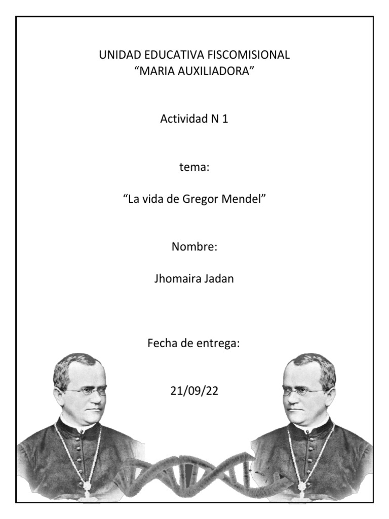 La Vida de Gregor Mendel | PDF | Flores | Plantas