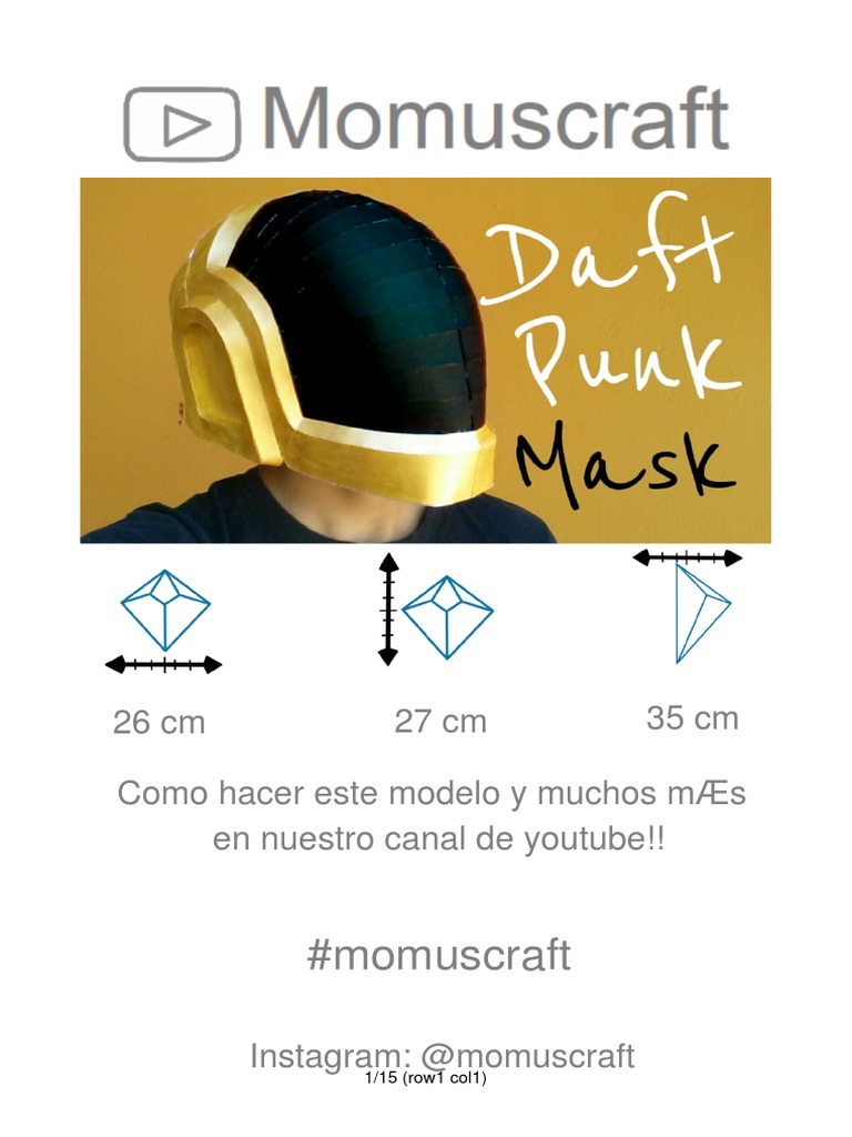 Free Papercraft Mask Templates | PDF