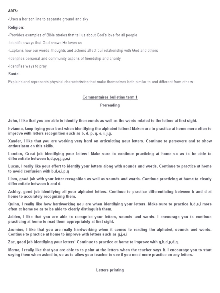 Evaluation Sommative Et Formative Semestre 1 | PDF | Cognition