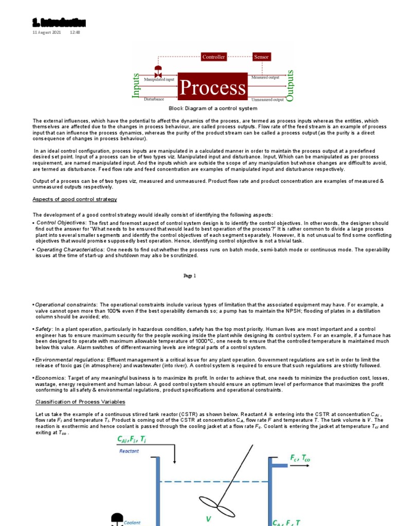 Block Diagram of A Control System: 11 August 2021 12:48 | Download Free ...