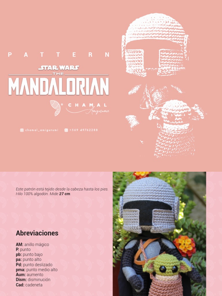 Patron Mandalorian - PDF 21 | PDF | Tejidos Figurados | Artes Textiles