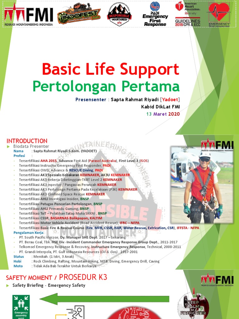 Basic Life Support Training Guide | PDF | Emergency Management | Public ...