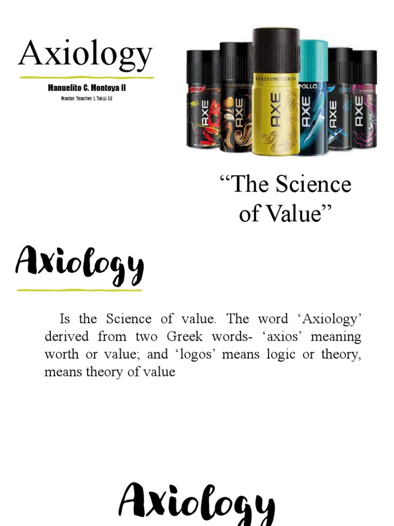 Axiology: "The Science of Value" | PDF