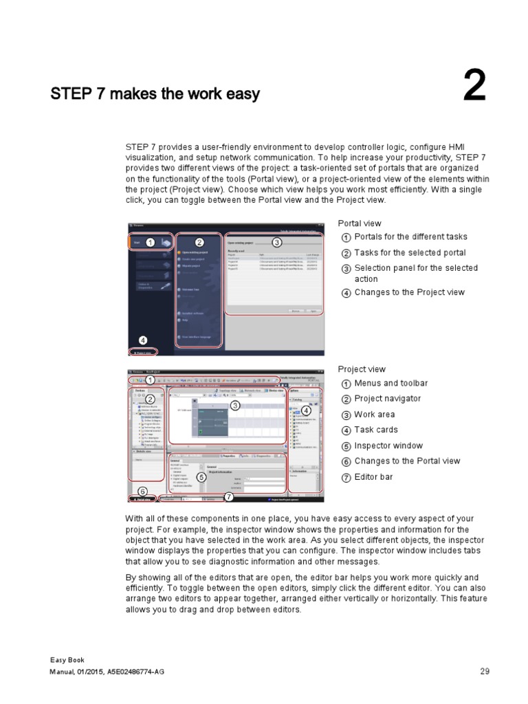 STEP 7 Makes The Work Easy: Easy Book Manual, 01/2015, A5E02486774-AG ...