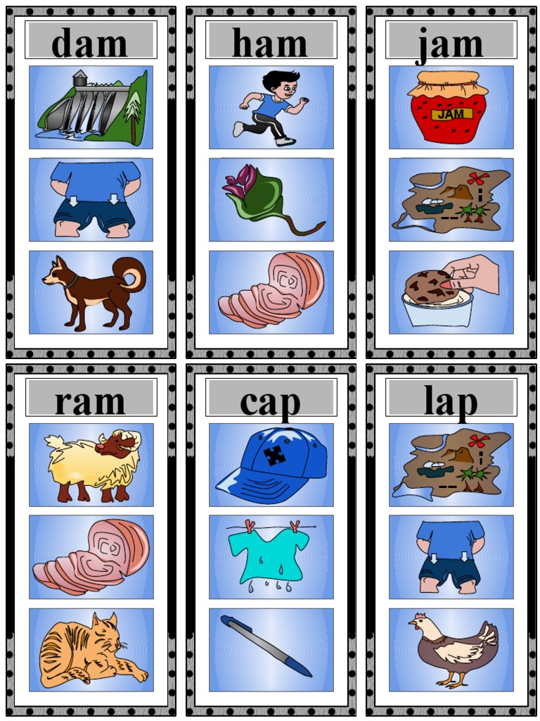 CVC Picture Clip Cards | PDF