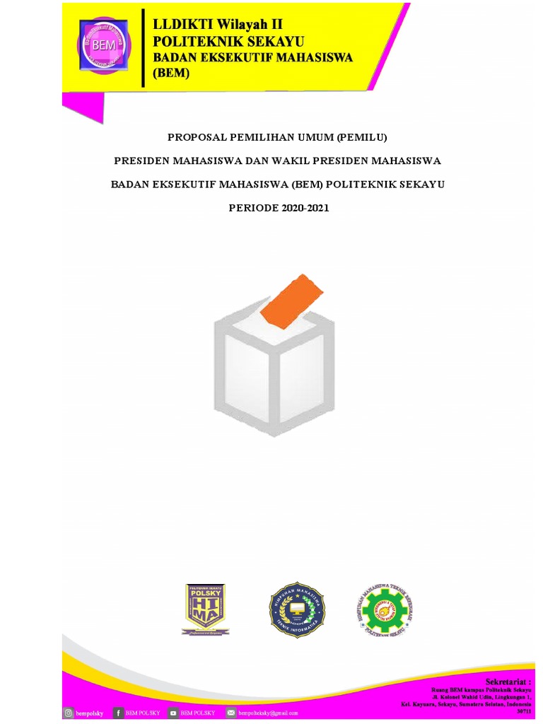 PROPOSAL PEMILU (Revisi) | PDF