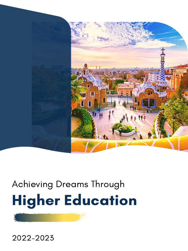 Higher Education: Achieving Dreams Through | PDF | Bachelor's Degree ...