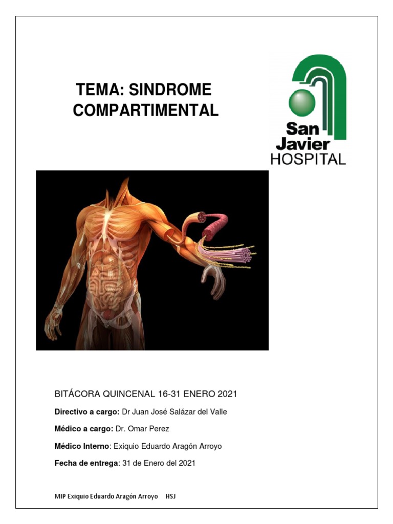 Sindrome Compartimental | PDF | Isquemia | Medicina CLINICA