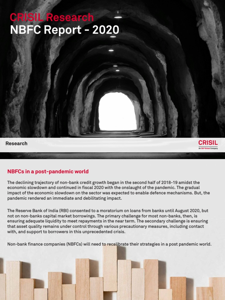 CRISIL Research NBFC Report 2020 | PDF | Non Bank Financial Institution | Banks
