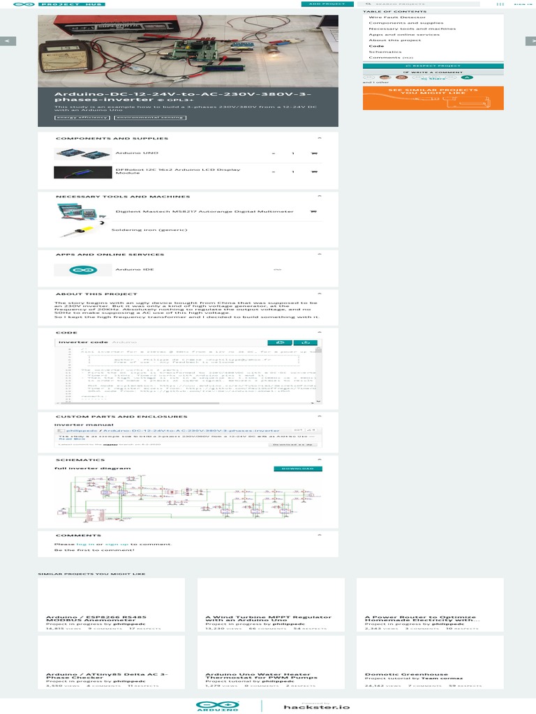 Arduino-DC-12-24V-to-AC-230V-380V-3-phases-inverter - Arduino Project ...