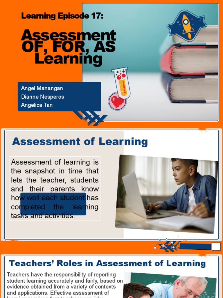 Learning Episode 17 Assessment OF FOR AS Learning | PDF | Educational ...
