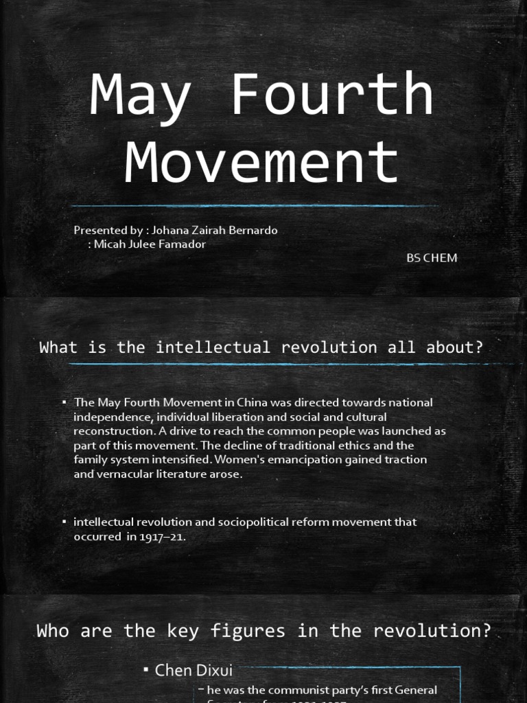 May Fourth Movement | PDF