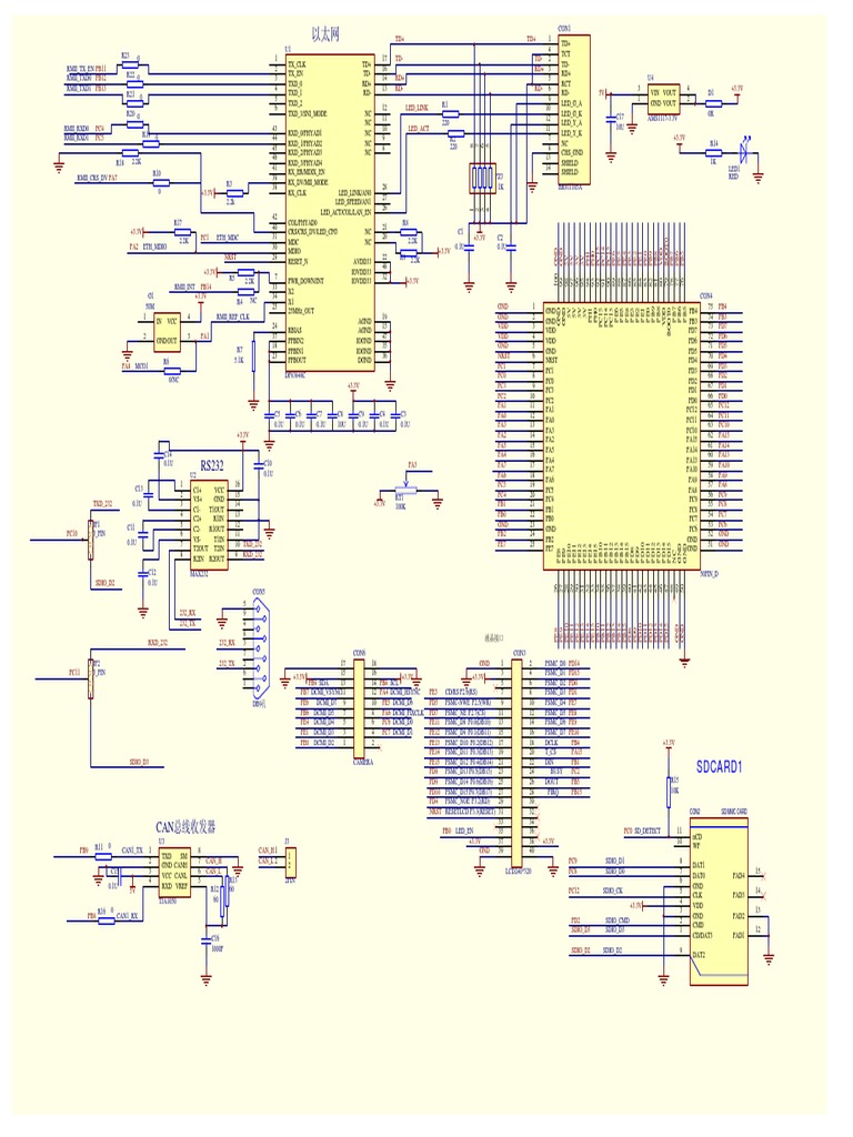 RMII Ethernet Interface Circuit Diagram | PDF