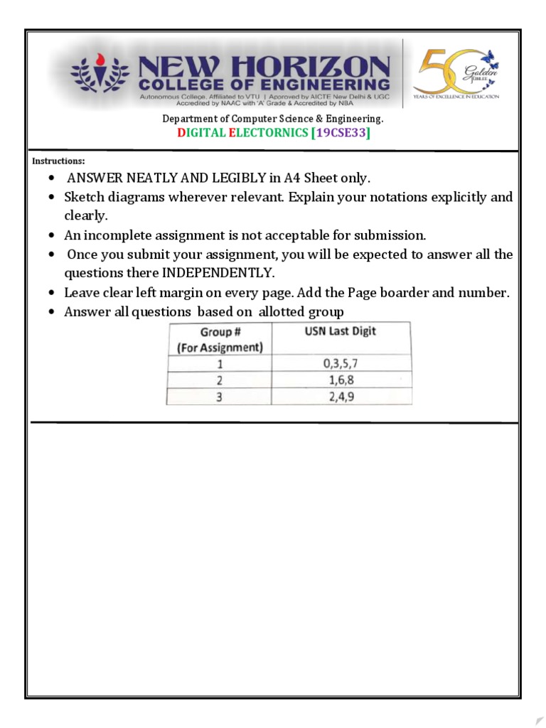 Digital Electronics Assignment - Circuit Diagrams and State Machines ...