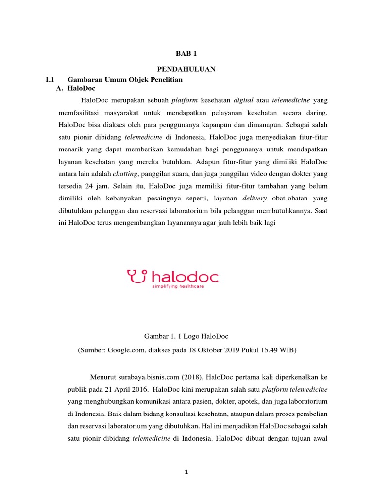 20.04.4396 Bab1 | PDF | Bisnis