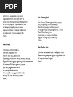 Panalangin NG Pagsisisi | PDF