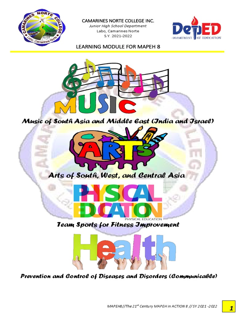 Mapeh 8 Module Q3 Sy 2021-22 | PDF | Preventive Healthcare | Softball