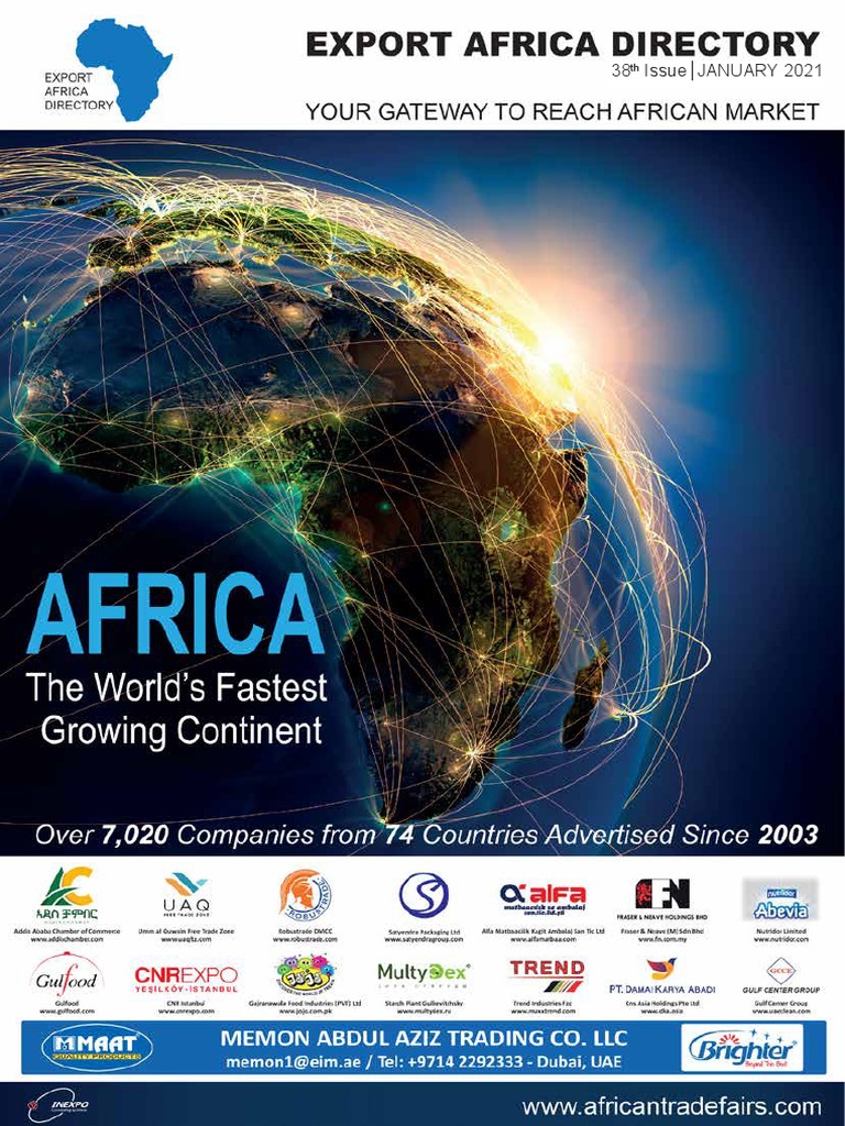 Export Africa Directory 2021 Overview | PDF | Africa | Foods