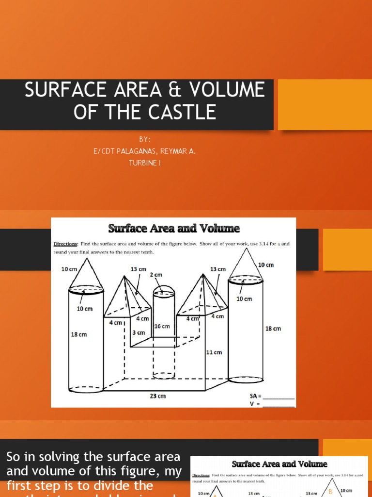 Surface Area & Volume of The Castle | PDF | Surface Area | Volume