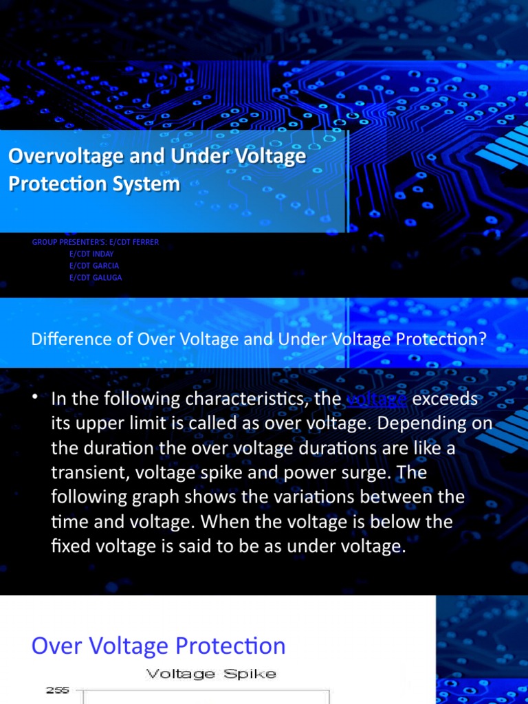 Overvoltage and Undervoltage Protection | PDF