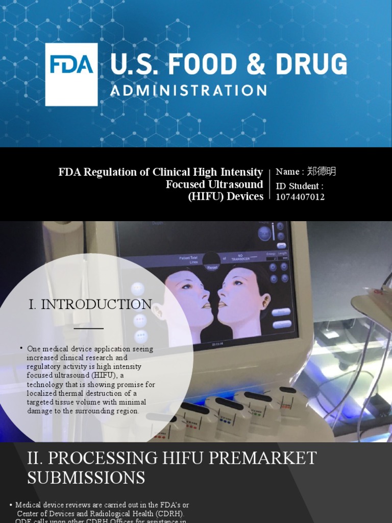 FDA Hifu | PDF | Ultrasound | Medicine