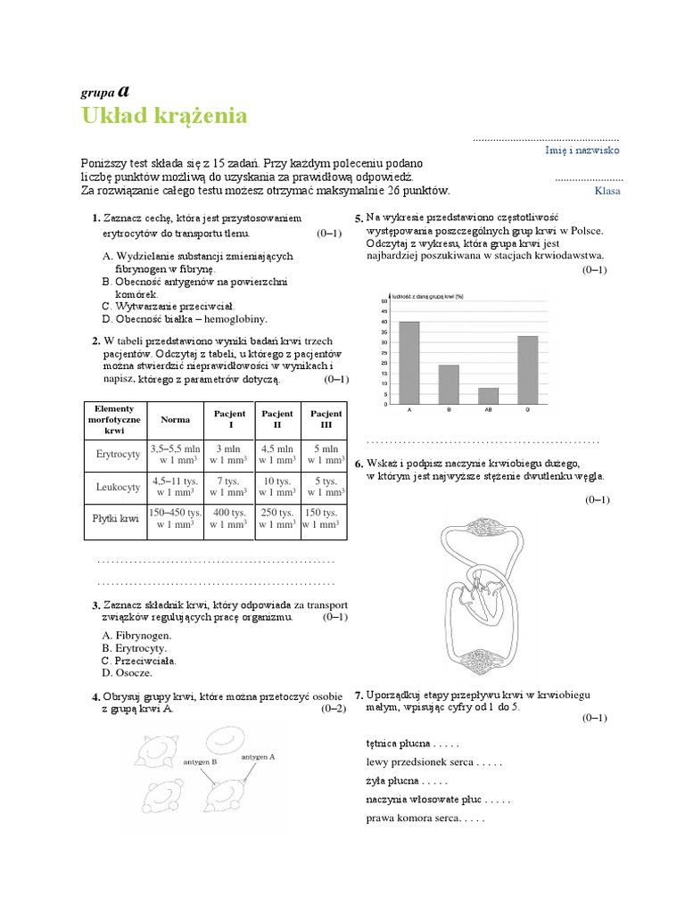 SPR Z Bio Układ Krążenia | PDF