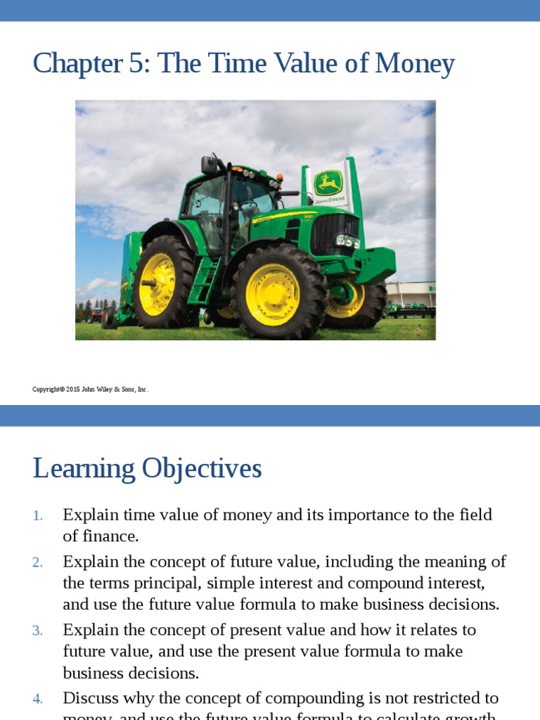 Chapter 5: The Time Value of Money | Download Free PDF | Present Value | Discounting