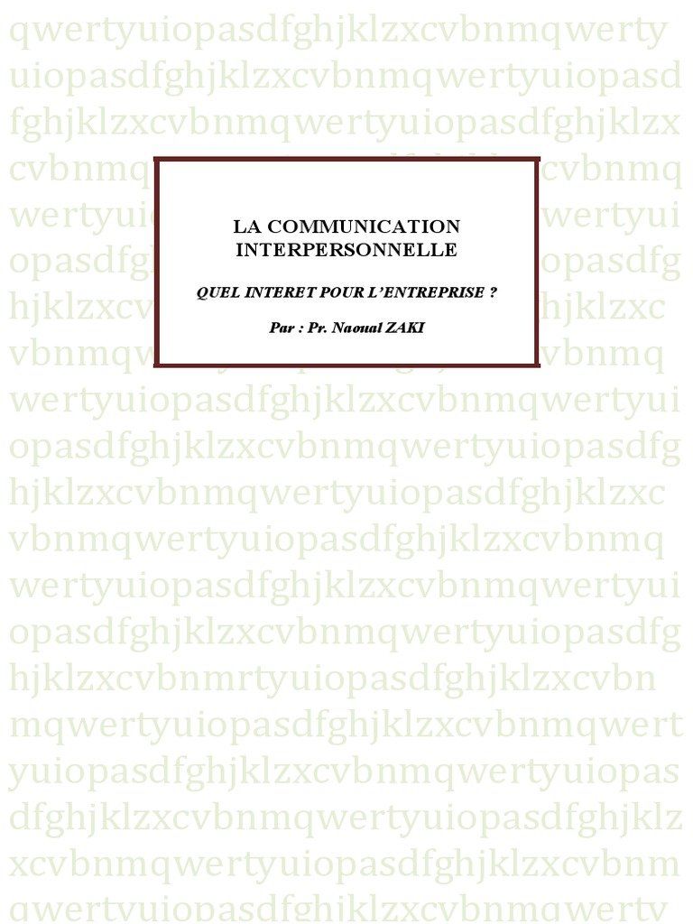 La Communication | Descargar gratis PDF | la communication | Concept de psychologie