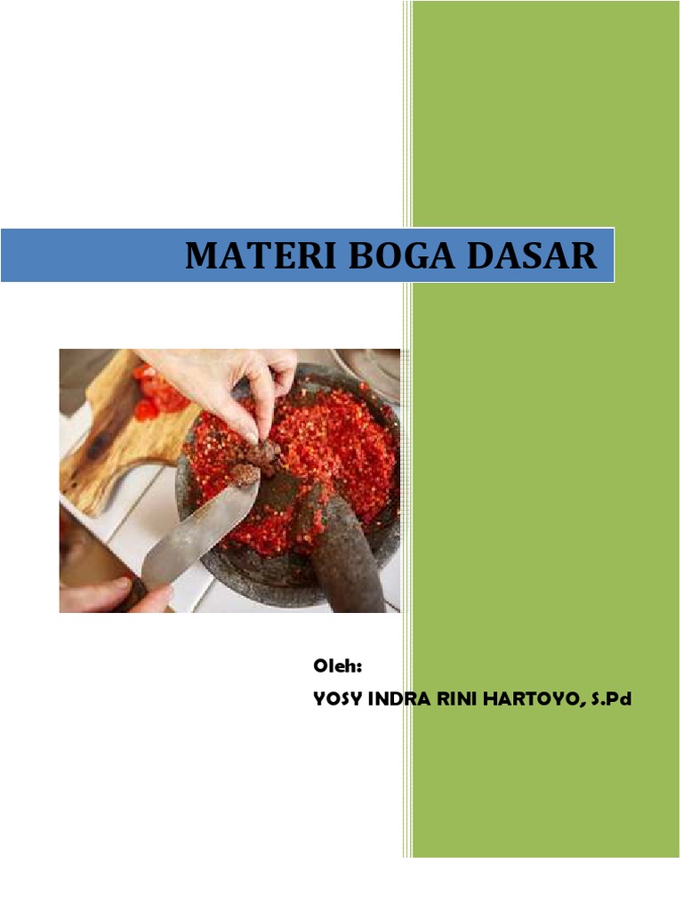Materi Boga Dasar Kelas X | PDF