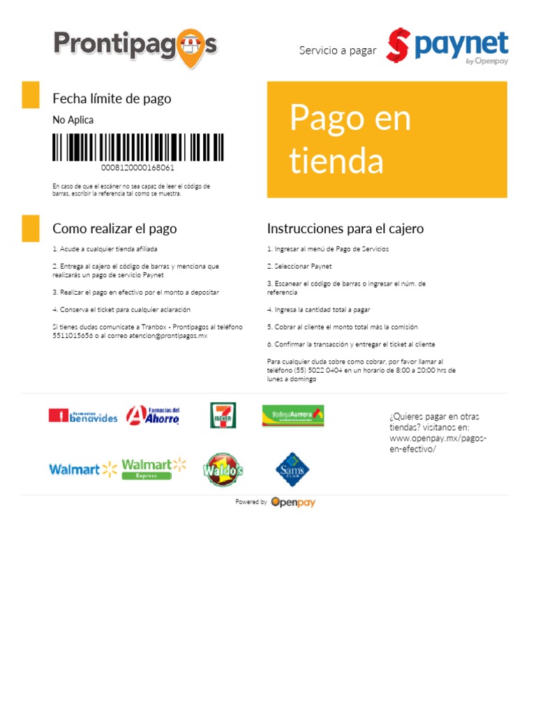 Referencia de Paynet | PDF